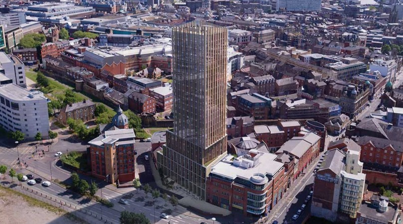 Newcastle's newest skyscraper complete - The Courier Online